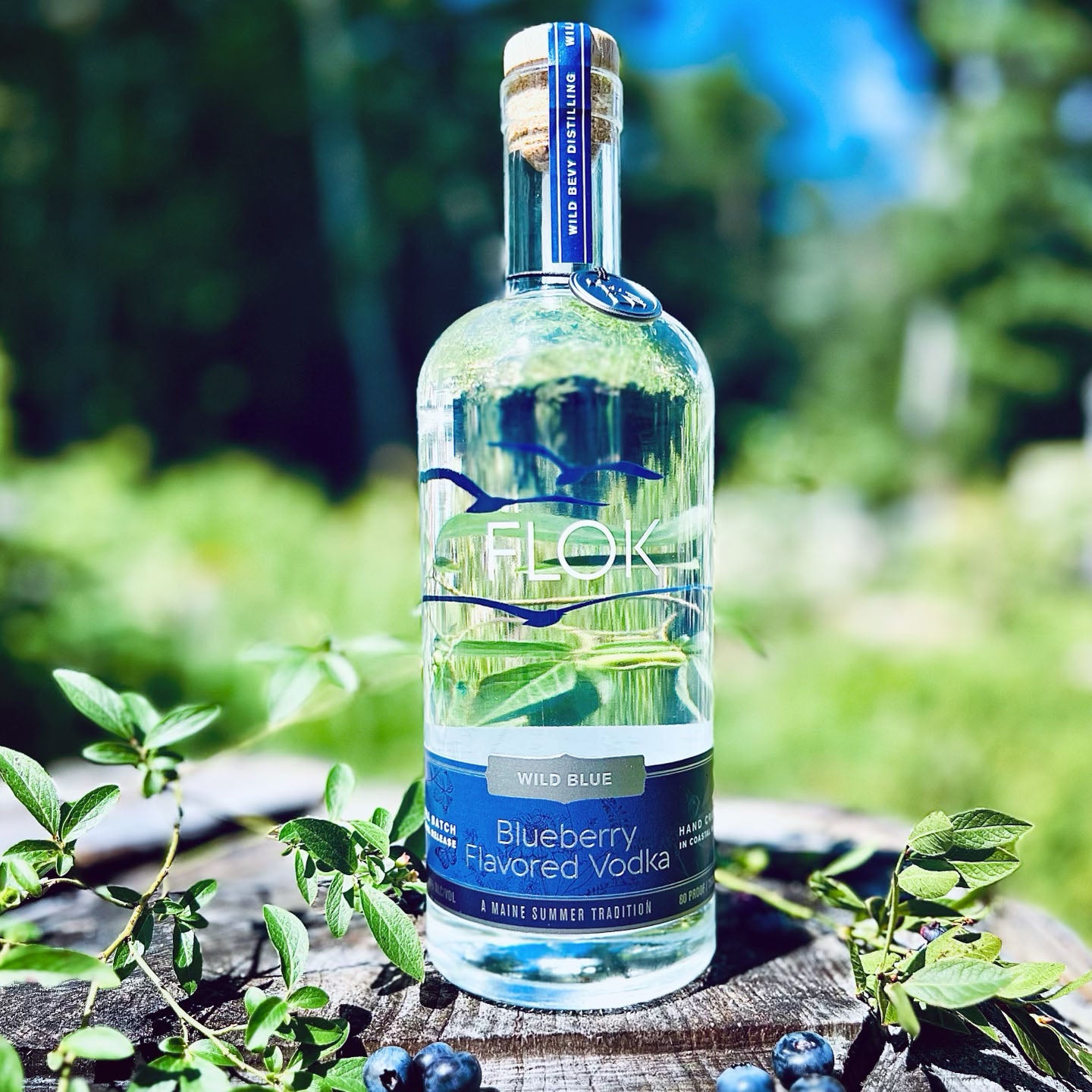 Flok Wild Blue Blueberry Vodka – Wild Bevy Distilling