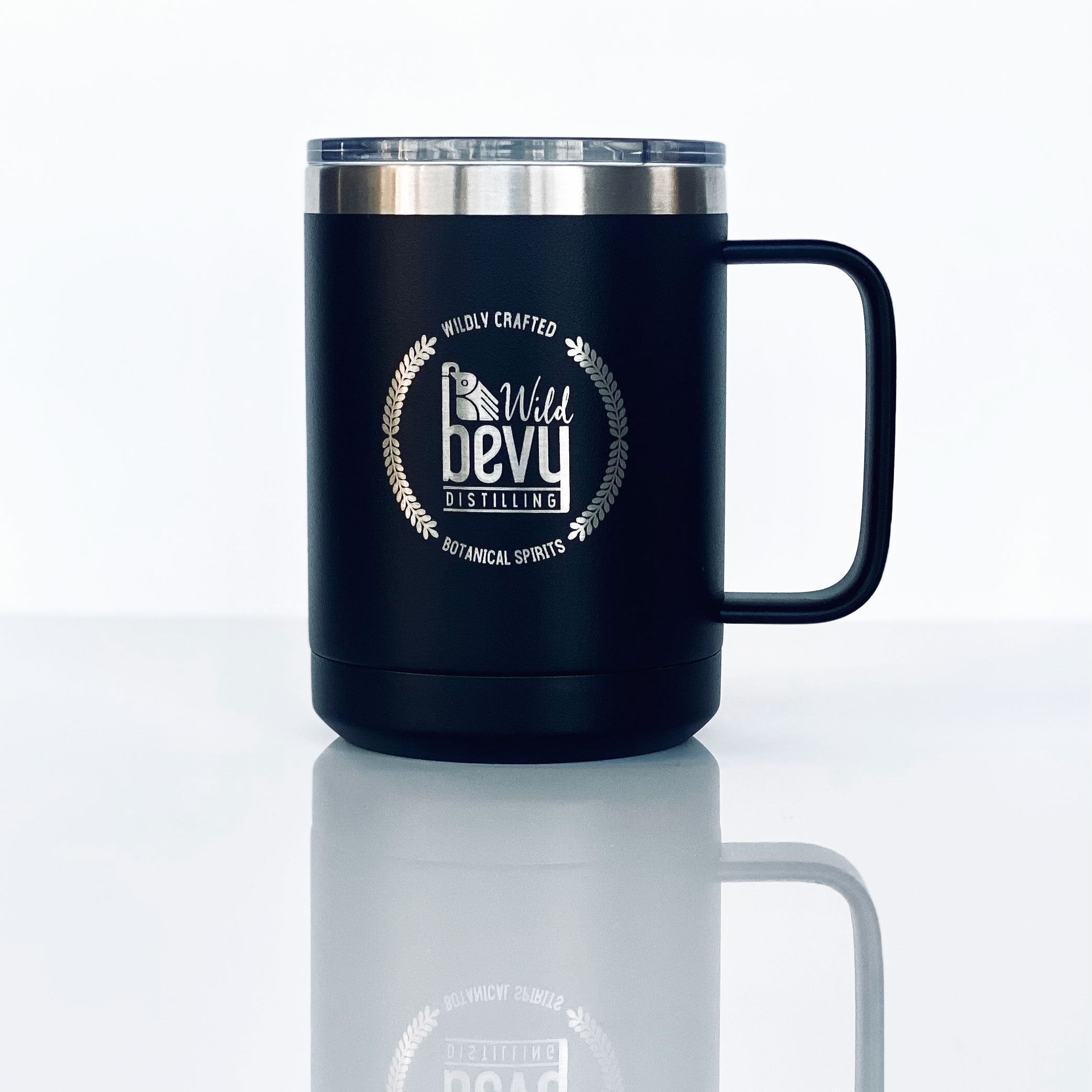 Black Camp Mug 16oz – Wild Bevy Distilling